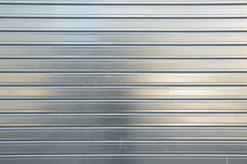 Metal roller shutter view stock image. Image of closeup - 183238085
