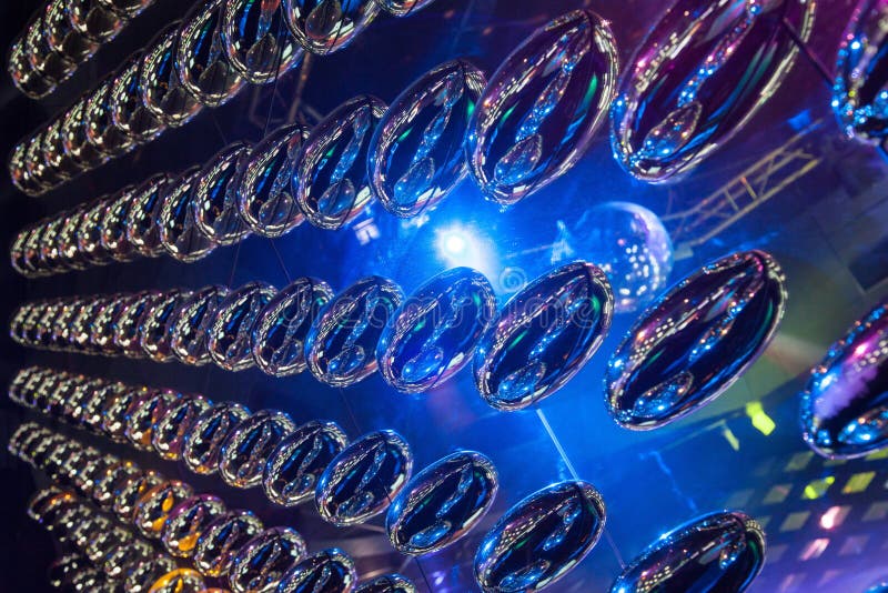 Metal Rolling Oval Mirrored As Abstract Background Stock Image - Image ...