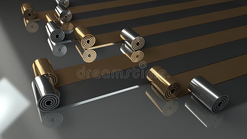 Unrolling stock illustration. Illustration of splendid - 2092641