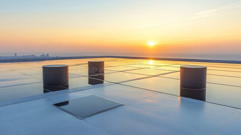 Metal Roofing for Industrial Purposes, Captured with a High Depth of ...