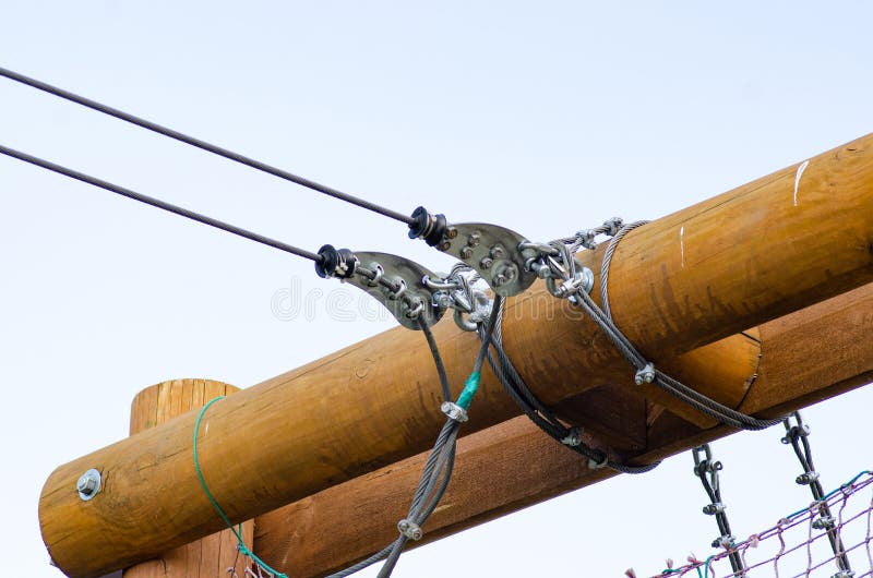 Metal cable fastening stock photo. Image of extreme - 122801750