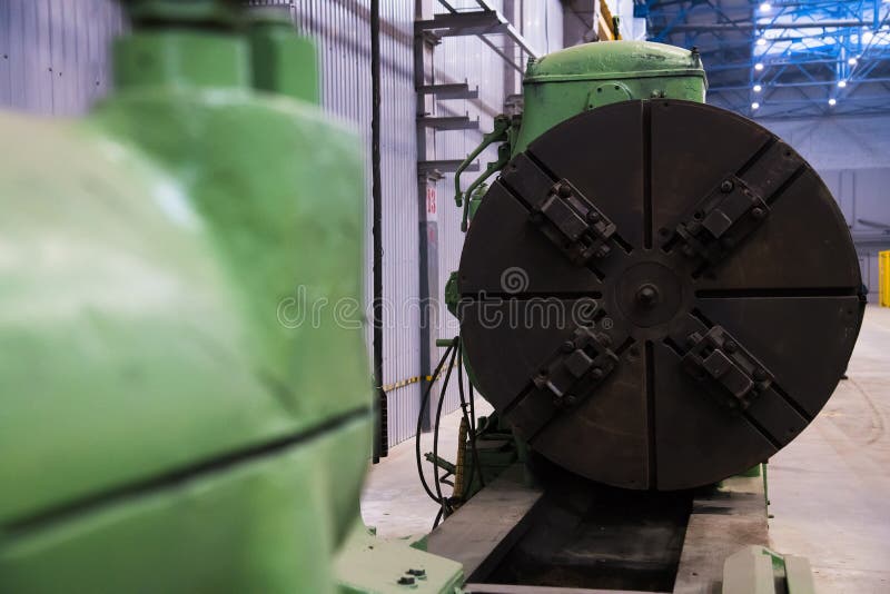 Metal Rope Production. Automatic Twisting Line Stock Photo - Image of ...