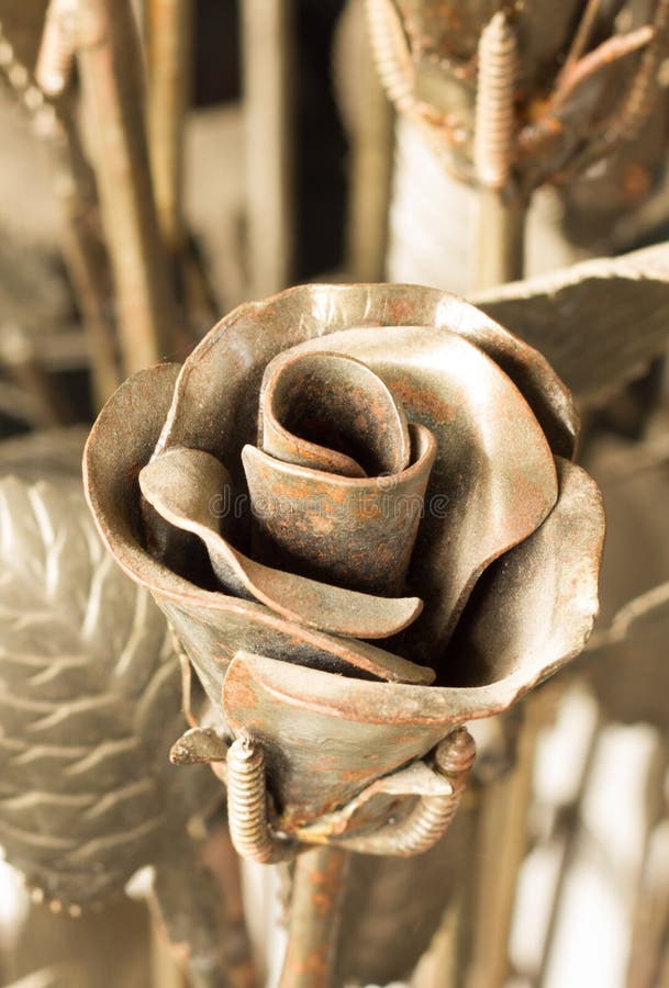 Metal rose stock image. Image of rose, traditional, artistic - 38880471