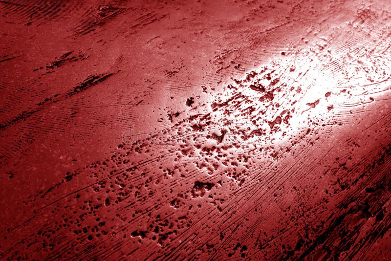 Metal Rough Surface in Red Tone Stock Image - Image of background ...