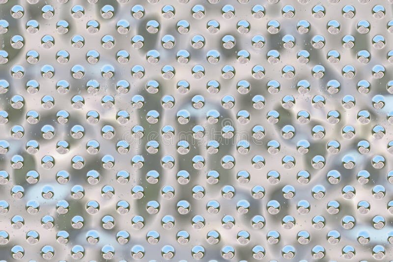 Metal Round Dots - High Reflection Stock Image - Image of circle ...