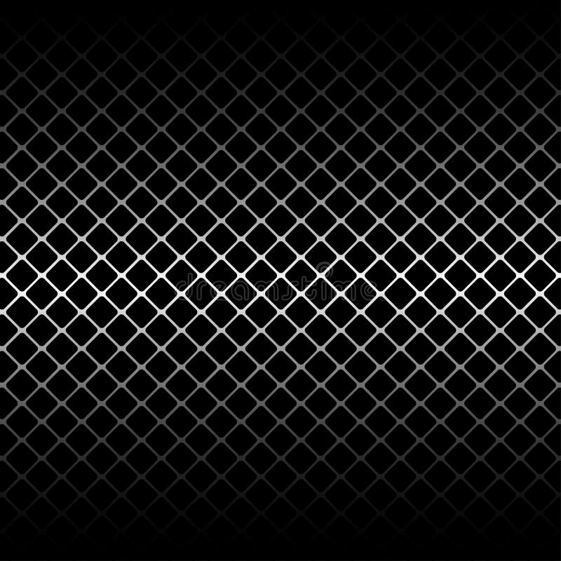 Black Rounded Square Mesh on White Background Vector Stock Vector ...