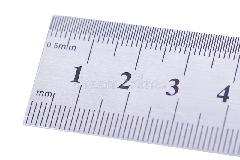 Metal ruler 30cm stock photo. Image of office, metal - 17369358