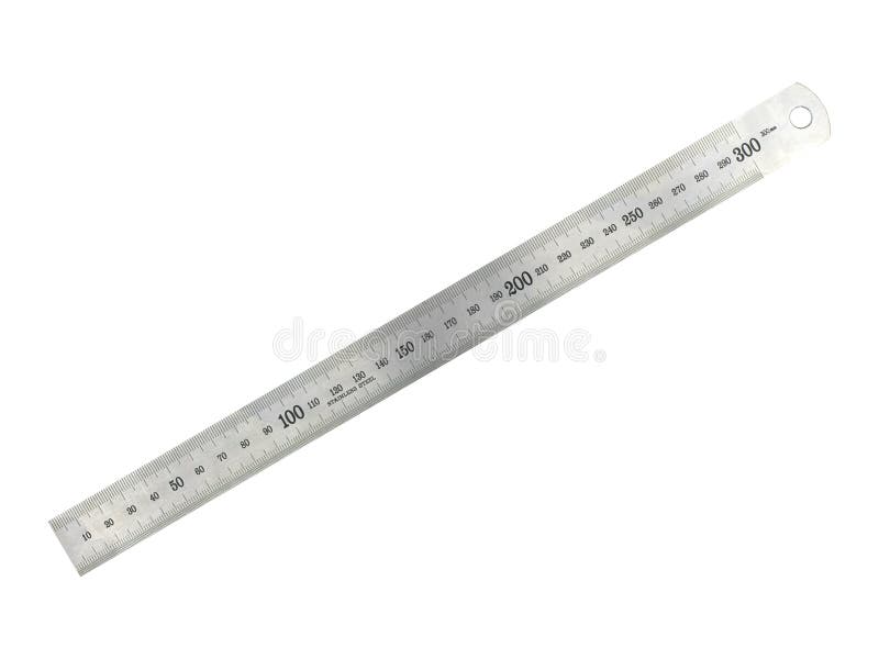 Metric and Inch Steel Ruler Stock Image - Image of work, metal: 19573453
