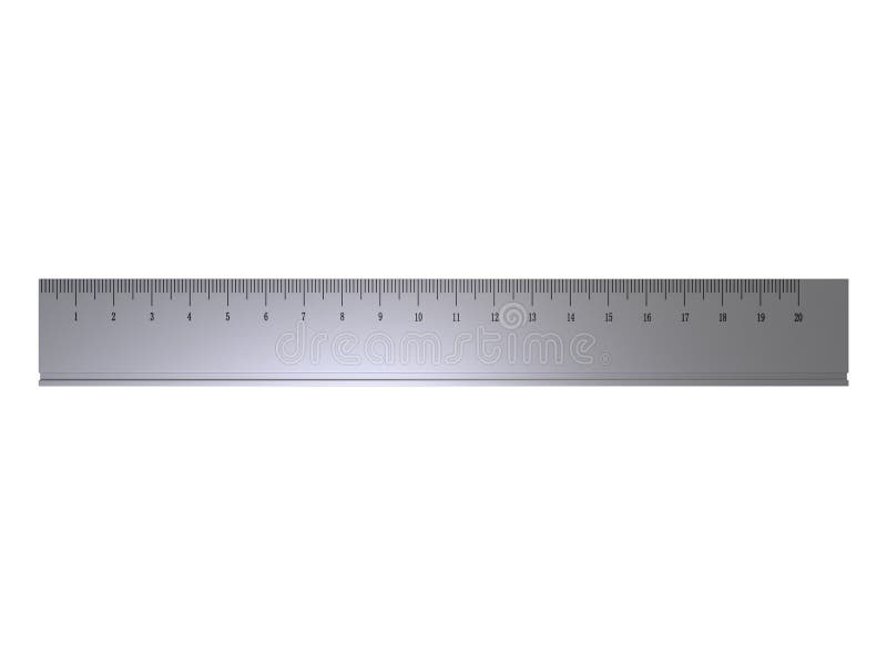 Metal Ruler stock illustration. Illustration of straightedge - 28654103