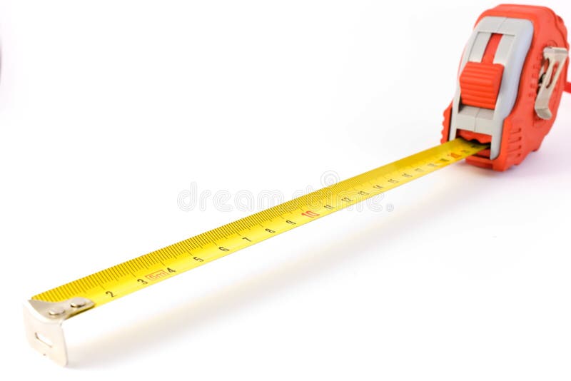 Tape measure in hands stock image. Image of inch, tool - 14740395