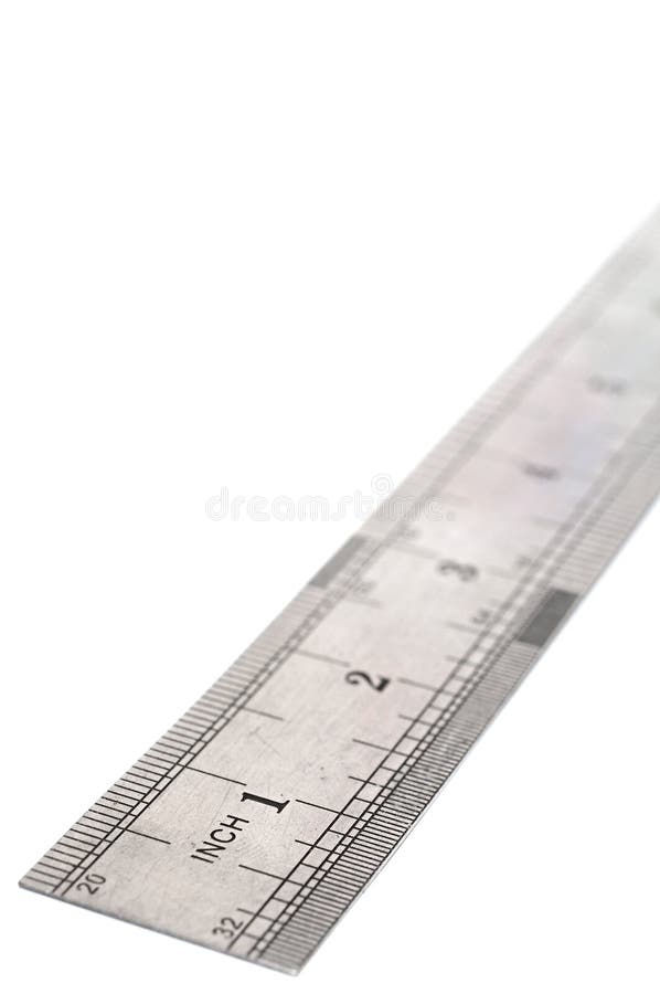 Metal ruler stock photo. Image of estimate, house, improvement - 34463282