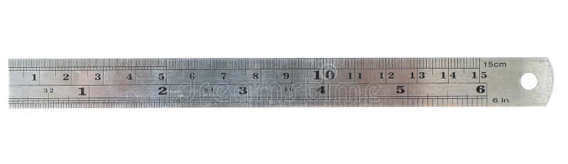 Metal ruler stock image. Image of closeup, close, instrument - 64740759