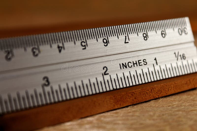 Metal Ruler stock image. Image of tools, metal, grain - 29760981