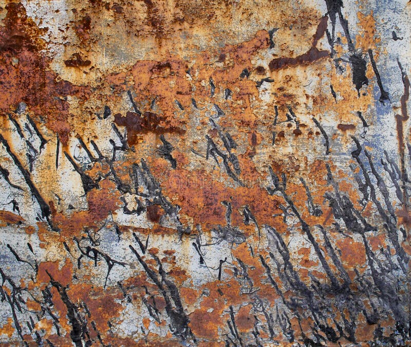Rusted Metal Texture, Abstract Grunge Background Stock Photo - Image of ...