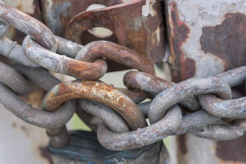 Metal rusty chain stock image. Image of rustic, lock - 117942763