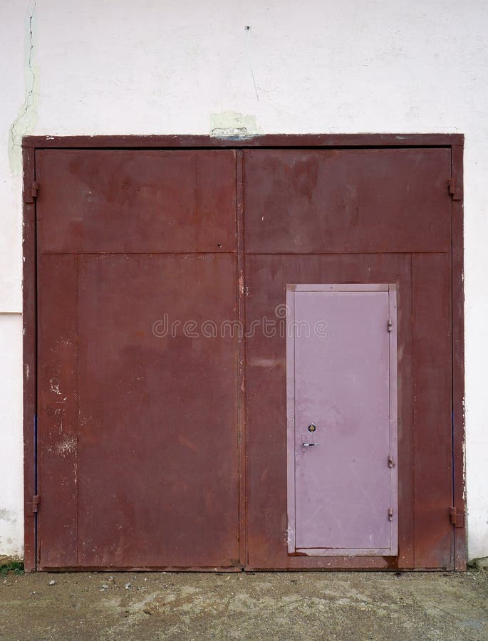 Metal rusty gate stock photo. Image of wall, construction - 48306336