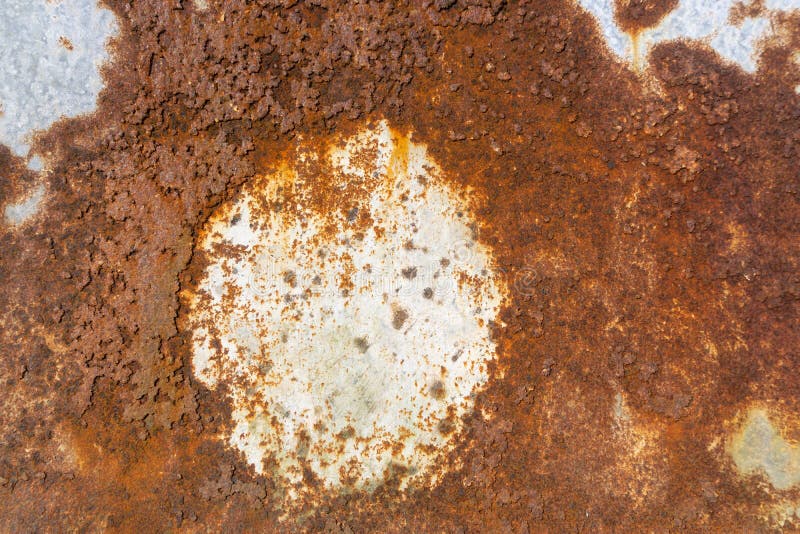 The metal is rusty. stock photo. Image of rust, panel - 139133660