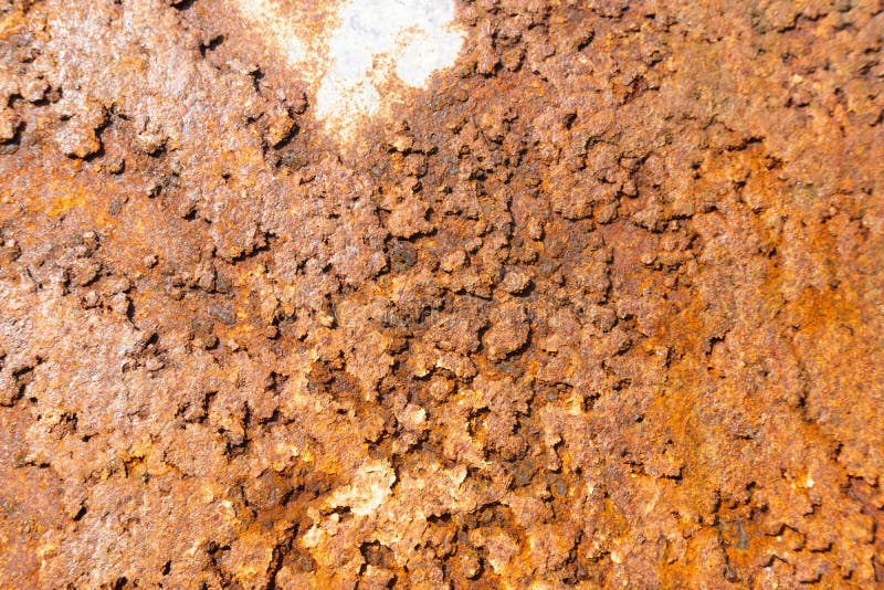 The metal is rusty. stock image. Image of plate, rust - 139133669