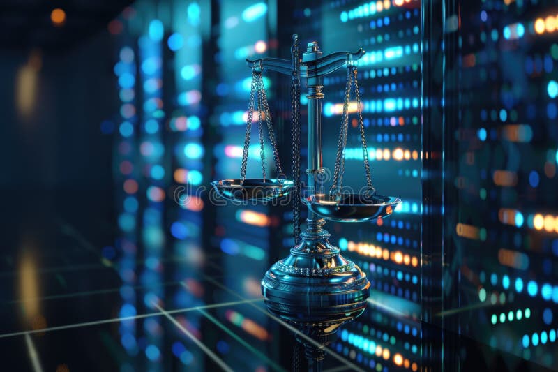 A Metal Scale Sits on Top of a Glass Table, Providing a Sleek and ...