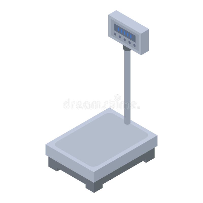 Truck Scales Icon, Flat Style Stock Vector - Illustration of design ...