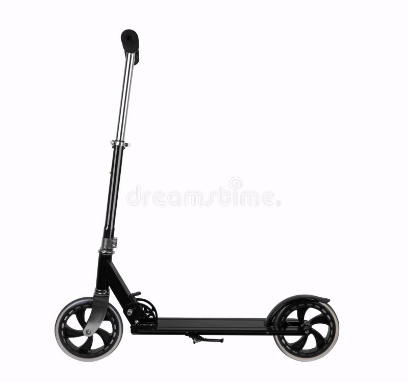 Metal scooter stock image. Image of clothing, childhood - 69507411