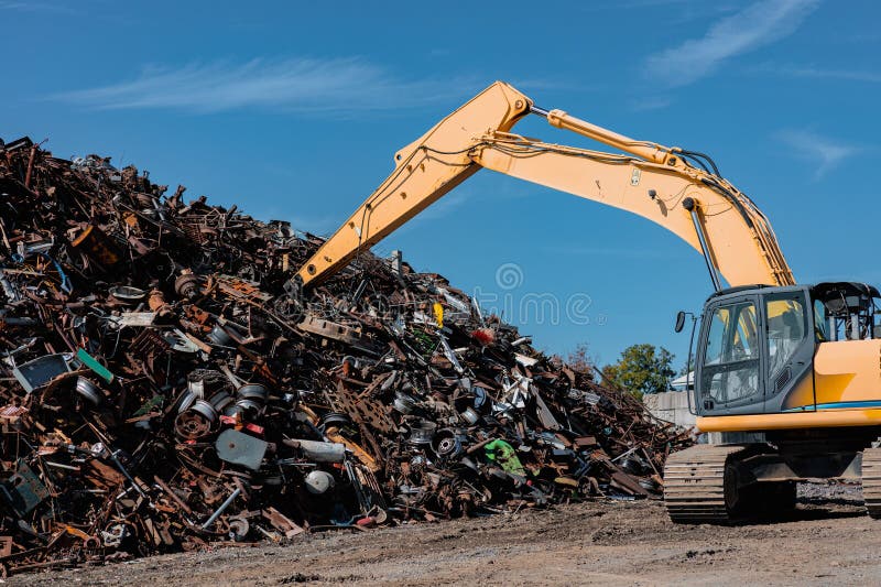 Metal Scrapyard. a Scrapyard for Storing Metal , Help the Environment ...