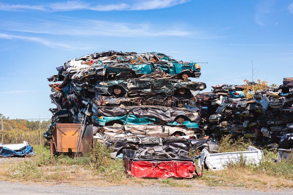 Metal Scrapyard. a Scrapyard for Storing Metal , Help the Environment ...