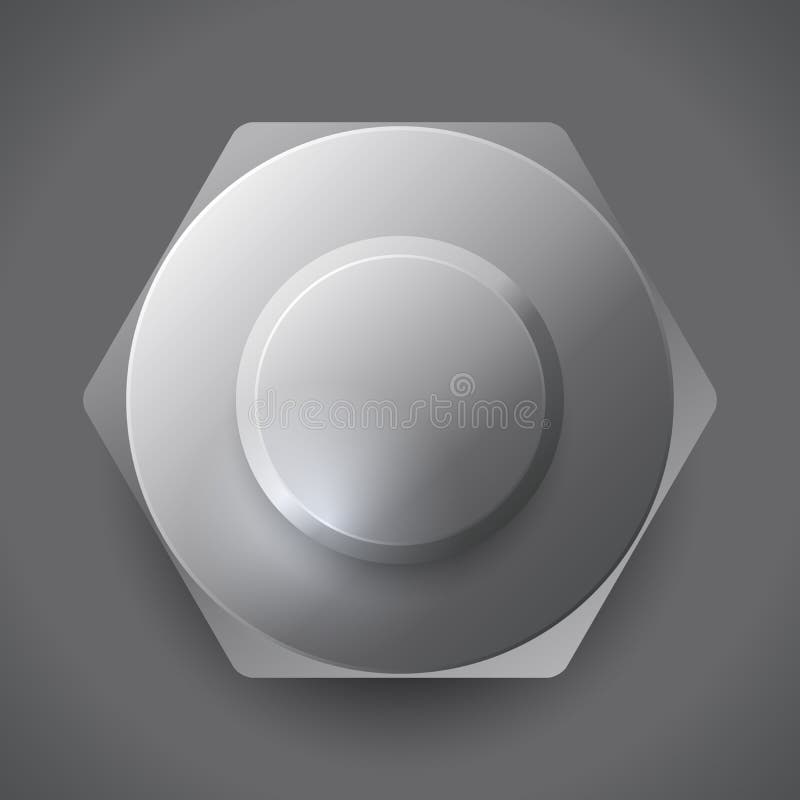 Metal Nut Vector Illustration Stock Vector - Illustration of eps10 ...