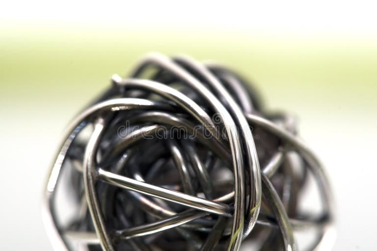 Metal scribble ball stock image. Image of gold, light - 9641457