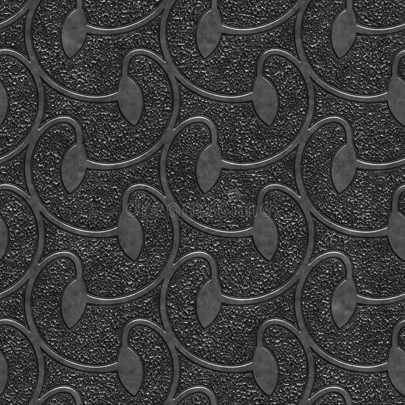 Metal Seamless Texture with Pattern Stock Illustration - Illustration ...