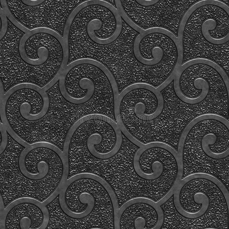 Metal Seamless Texture with Pattern Stock Illustration - Illustration ...