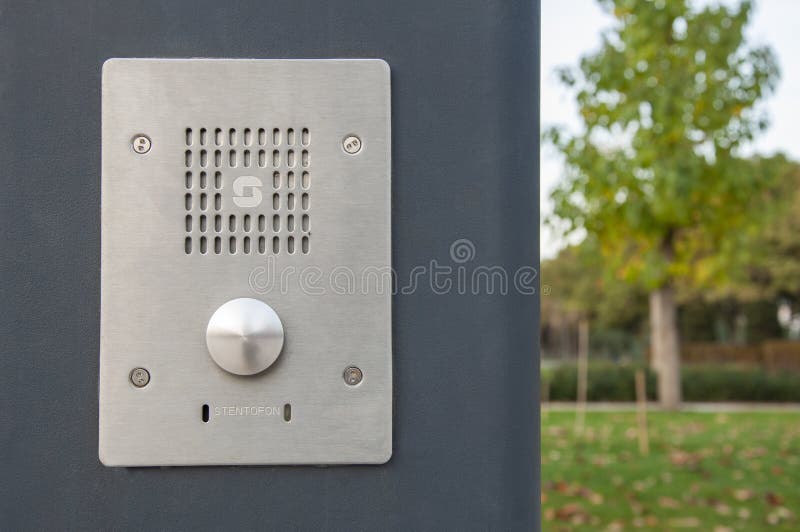 Security call box stock image. Image of rescue, communication - 28038325