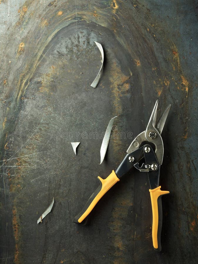 Metal shears stock image. Image of blue, sharp, cutting - 58582675