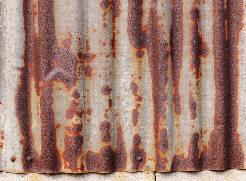Metal sheet stock image. Image of rust, corrugated, orange - 54766817