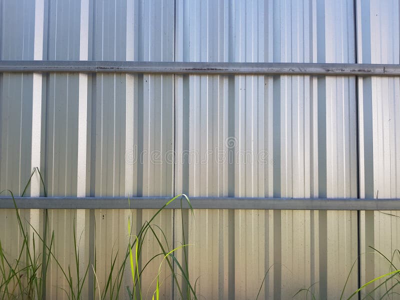 Metal Sheet Wall Placed As a Perimeter of the Wall To Block the Area ...