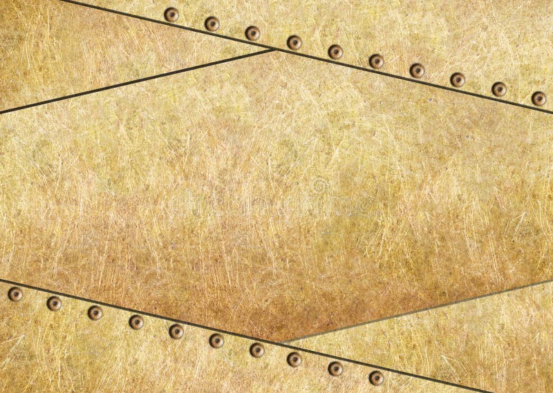 Metal Sheets, the Background for Design, Bronze or Brass Stock ...