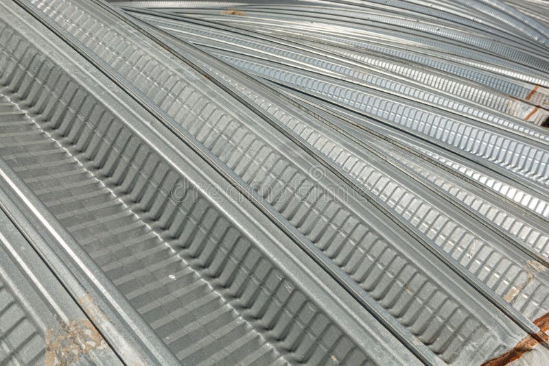 Metal sheets with texture stock photo. Image of building - 250408516