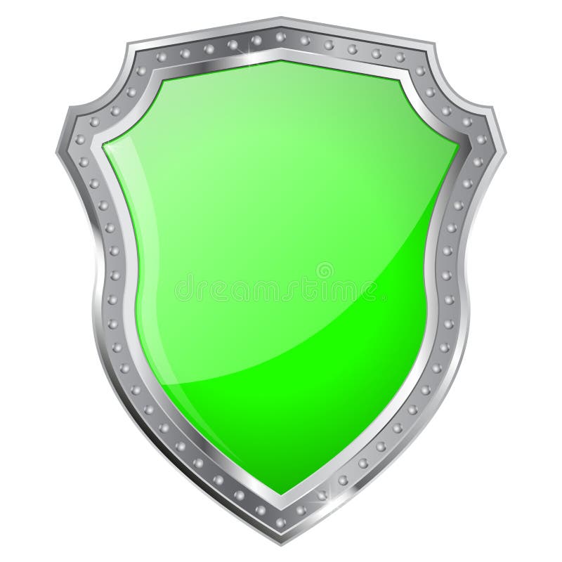 Shield green house logo stock vector. Illustration of gift - 42121220