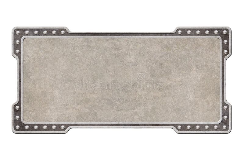 Metal Shield with Grunge Texture Isolated on White Background Stock ...