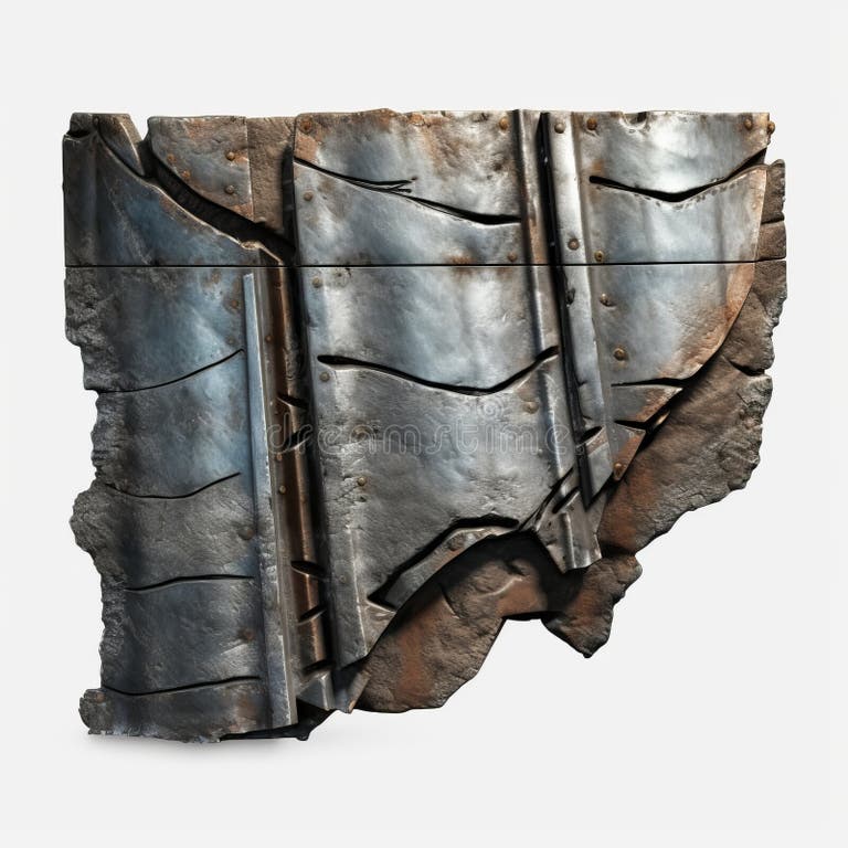 Metal Shield Texture: a Site-specific Artwork in the Style of Thomas ...