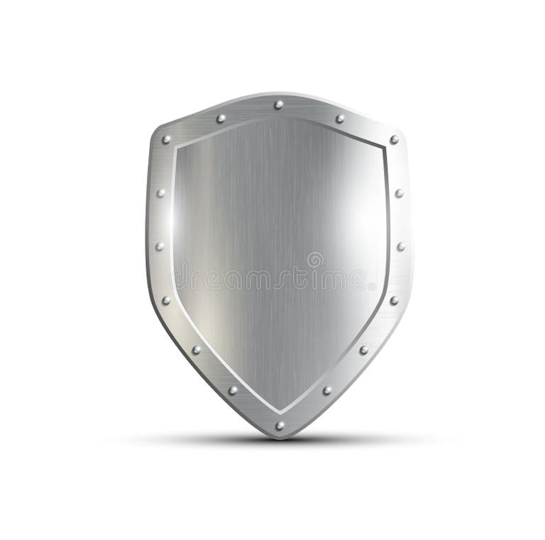 Metal shield stock vector. Illustration of design, classic - 50784186
