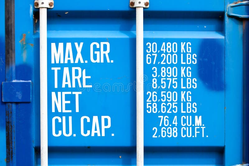 Metal Shipping Container stock photo. Image of cargo - 13991882
