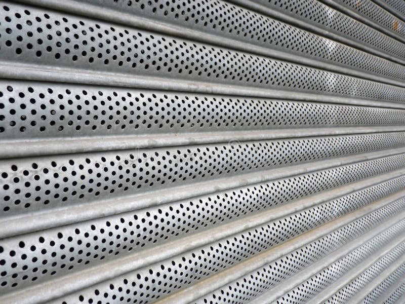 Metal Shutter stock photo. Image of circles, security - 13610494
