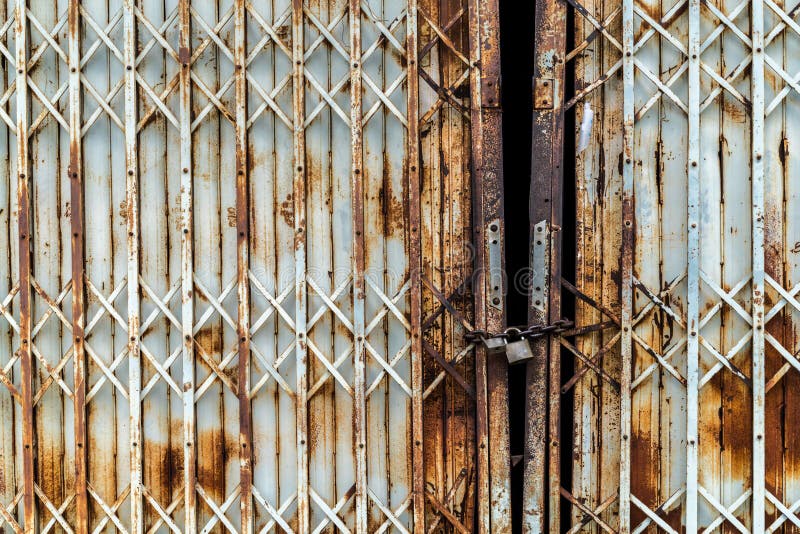 Metal shutter gate stock image. Image of gate, security - 87253241