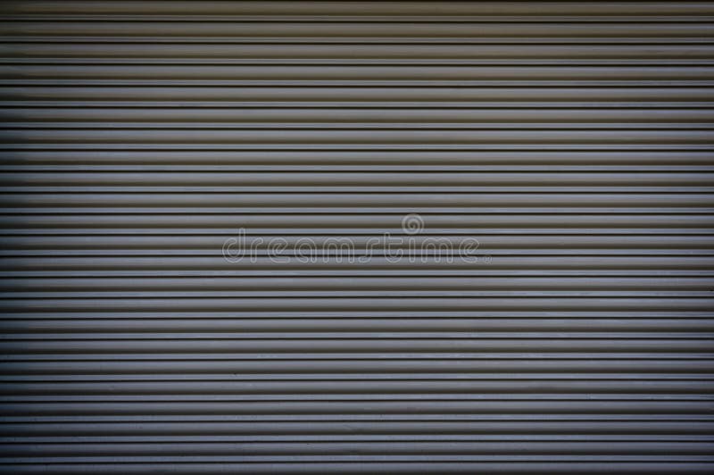 Metal shutter grey stock photo. Image of house, shutter - 24686340