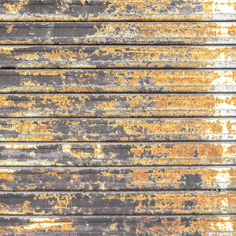 Old rusty shop shutter stock photo. Image of grunge - 166094442