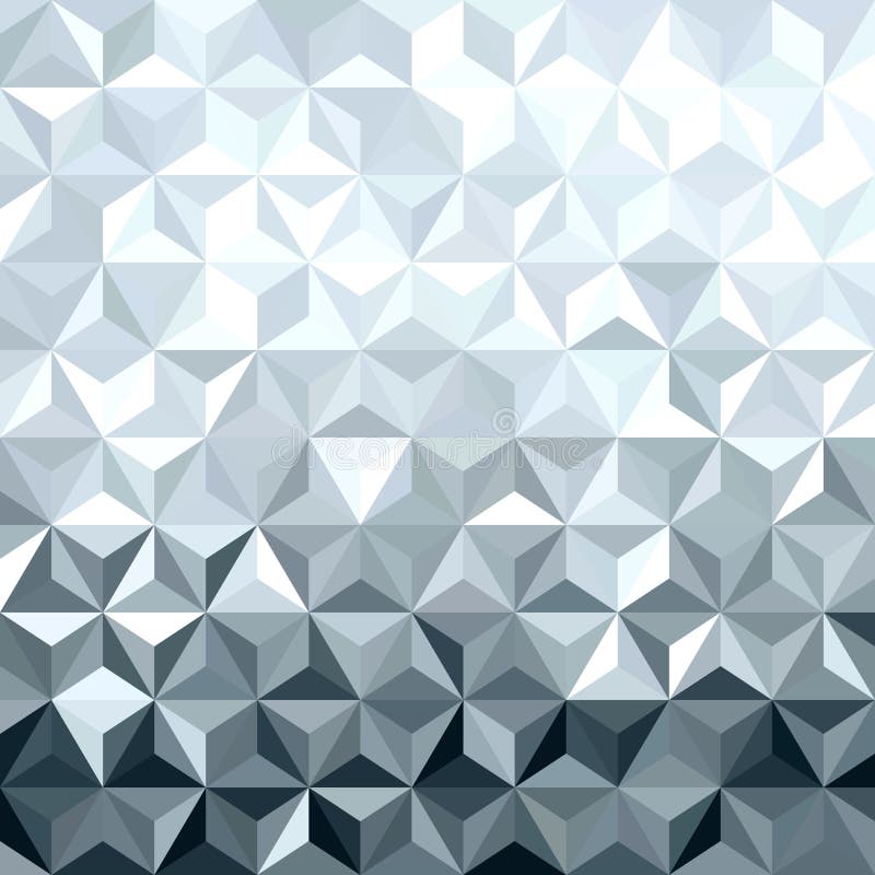 Metal Silver 3d Geometry Low Poly Seamless Pattern Stock Vector - Illustration of luxury ...