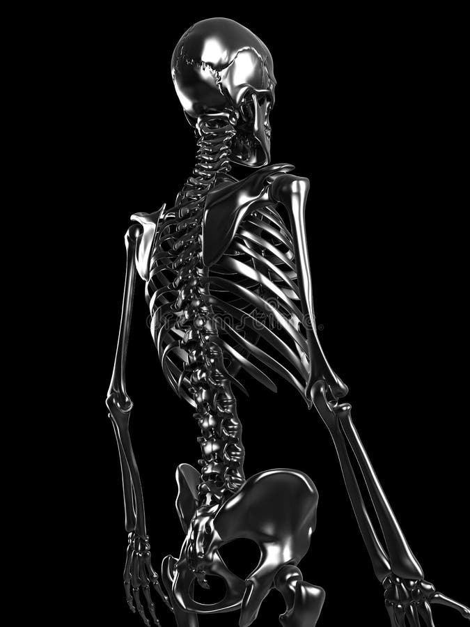 Metal skeleton stock illustration. Illustration of hard - 30722051