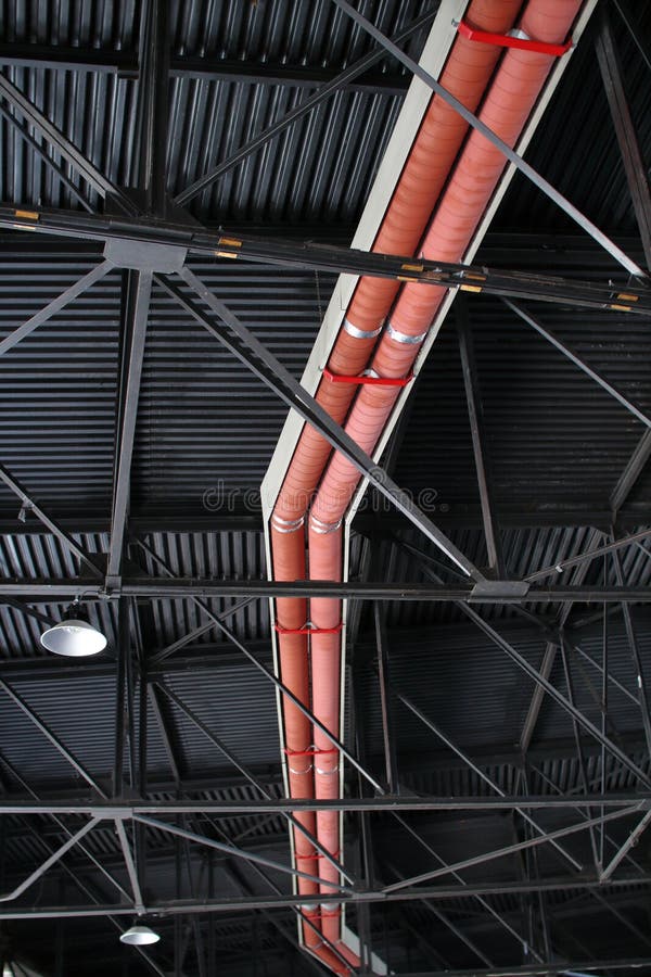 Metal Skeleton of Industrial Structures Stock Photo - Image of ...