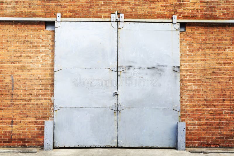 Barn door stock photo. Image of bricks, outdoors, wall - 47740740